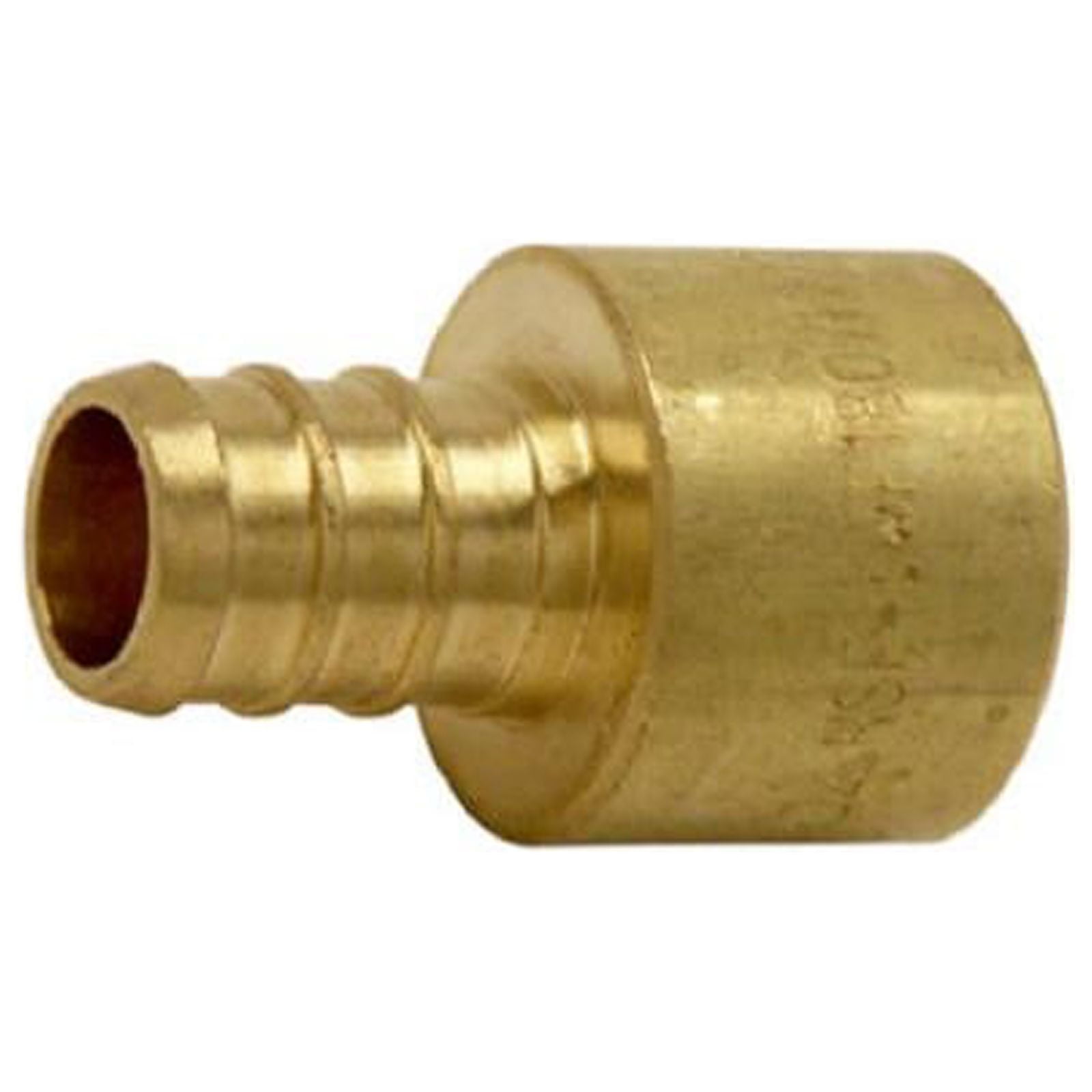 SharkBite UC600LFA10 PEX Pipe Sweat Adapter, 1/2 In. Brass Barb Insert ...