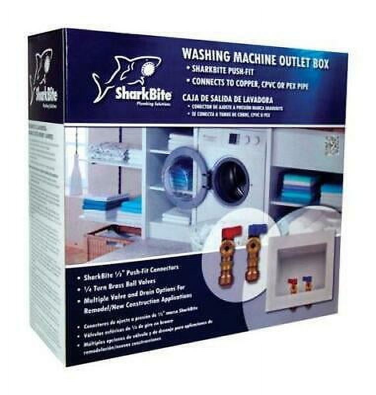SharkBite Washing Machine Outlet Box - Walmart.com