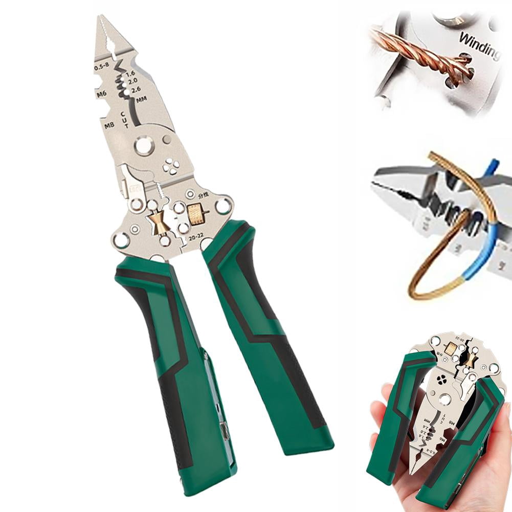 SharkTRUE 16-in-1 Wire Strippers Electrical, 2026 New Rechargeable ...