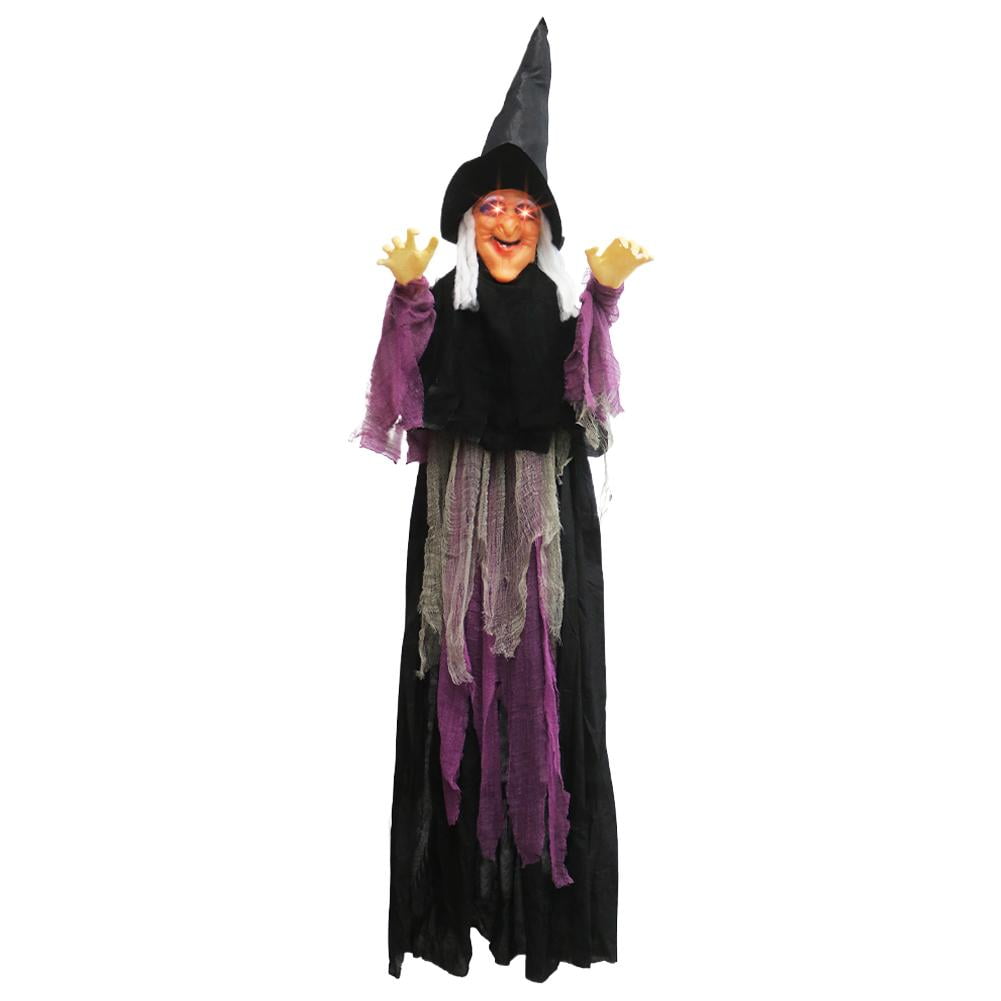 SharkTRUE 180CM Life Size Hanging Witch Halloween Decor, Halloween ...