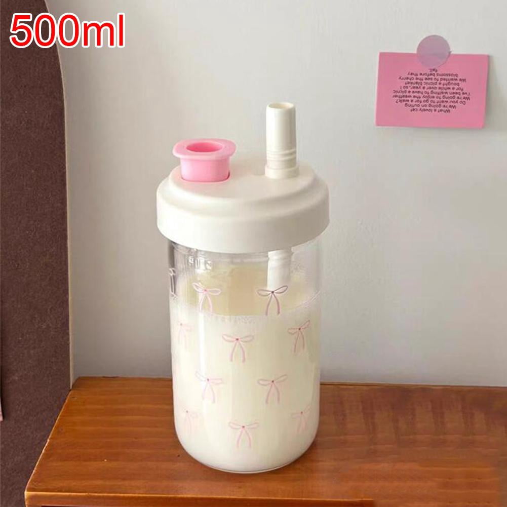 SharkTRUE 2025 New High Beauty Water Cup Coarse Tube Plastic Cup ...