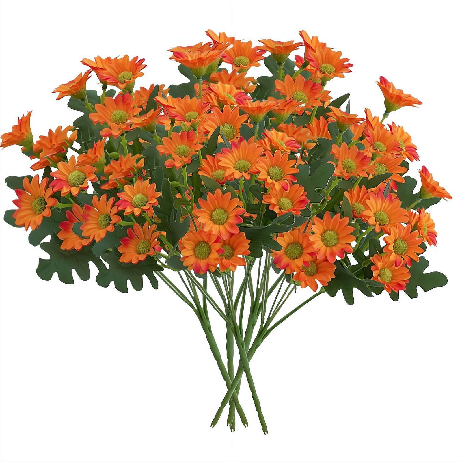 SharkTRUE Artificial Fall Mums, Artificial Mums - UV Resistant Outdoor ...