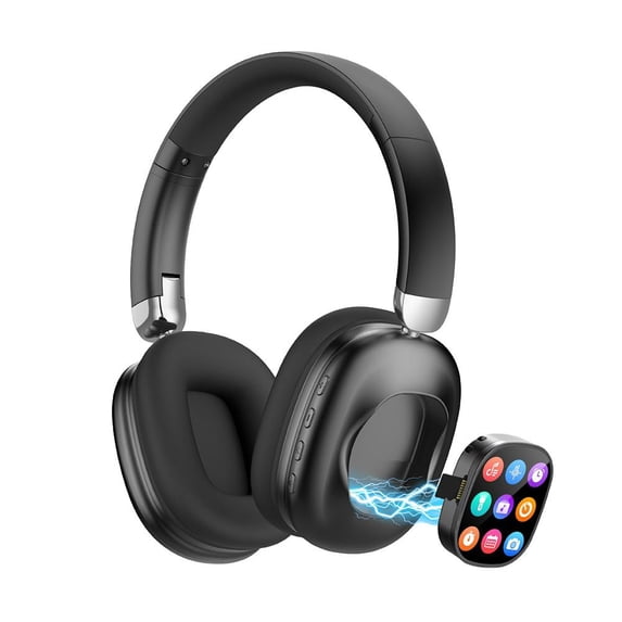 SharkTRUE BT Smart Touchscreen Bluetooth Headphones, Magnetic ...