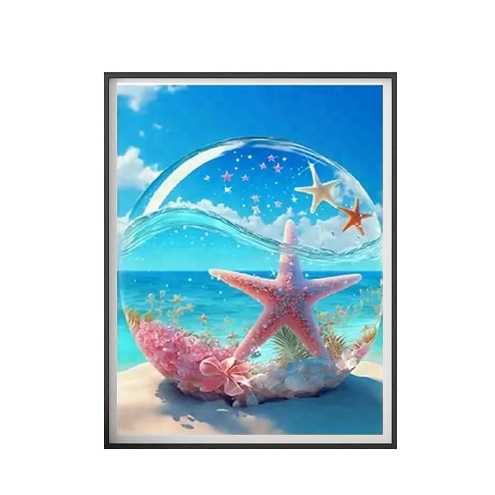 SharkTRUE Beach Kits for Adults, Shell Kits, 5D Shell Seaside Cry Paint ...