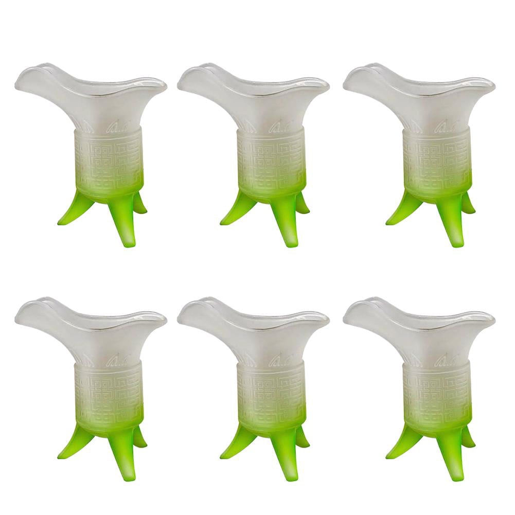 SharkTRUE Chinese Jue Cup Retro Shot Glass, Legged Ancient Ritual Wine ...