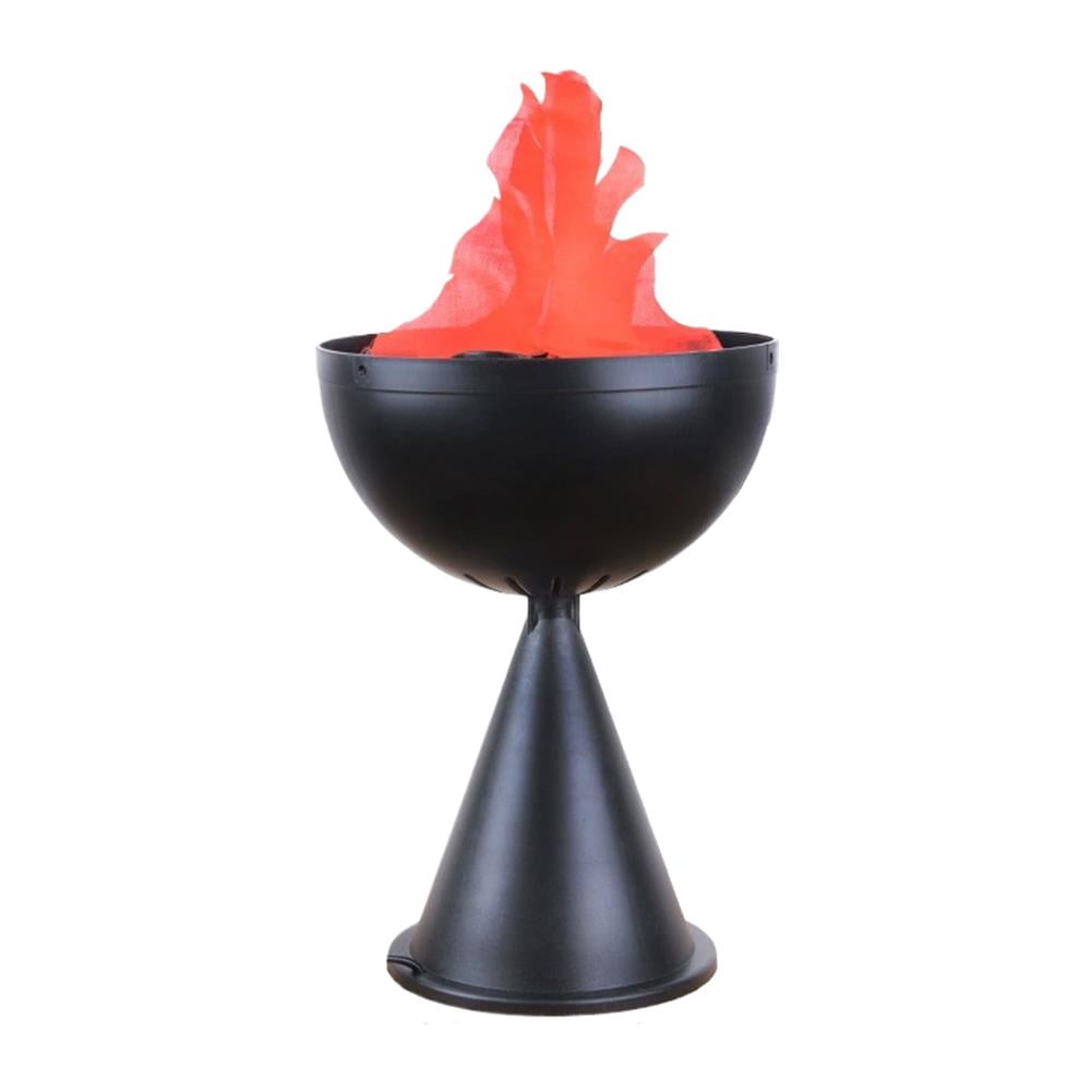 SharkTRUE Electric Campfire Decoration - Fake Artificial Fire Cauldron ...