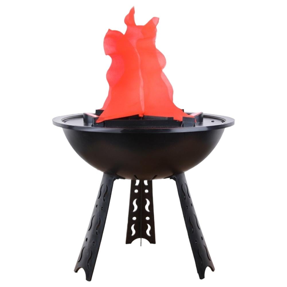SharkTRUE Electric Campfire Decoration - Fake Artificial Fire Cauldron ...
