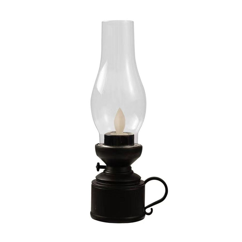 SharkTRUE Electronic Kerosene Lamp Flameless Oil Retro Led Lampshade ...