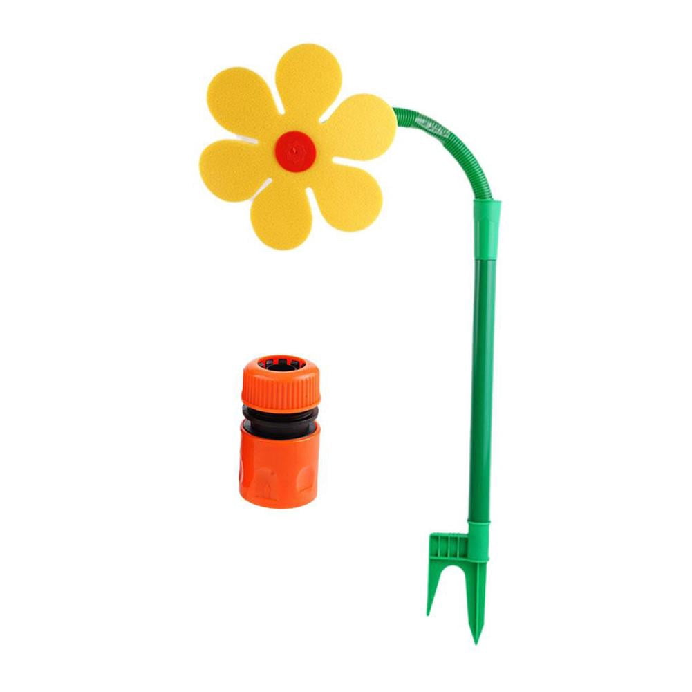SharkTRUE Garden Sprinkler Flower Shape Crazy Spin Sprinkler 720 ...