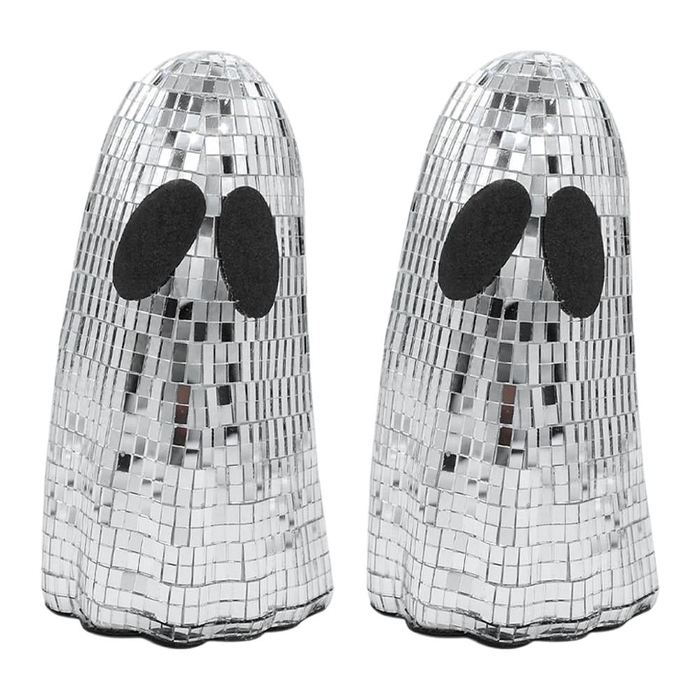 SharkTRUE Halloween Disco Ghost Decor,Disco Ball Ghost,Glittery Ghosts ...