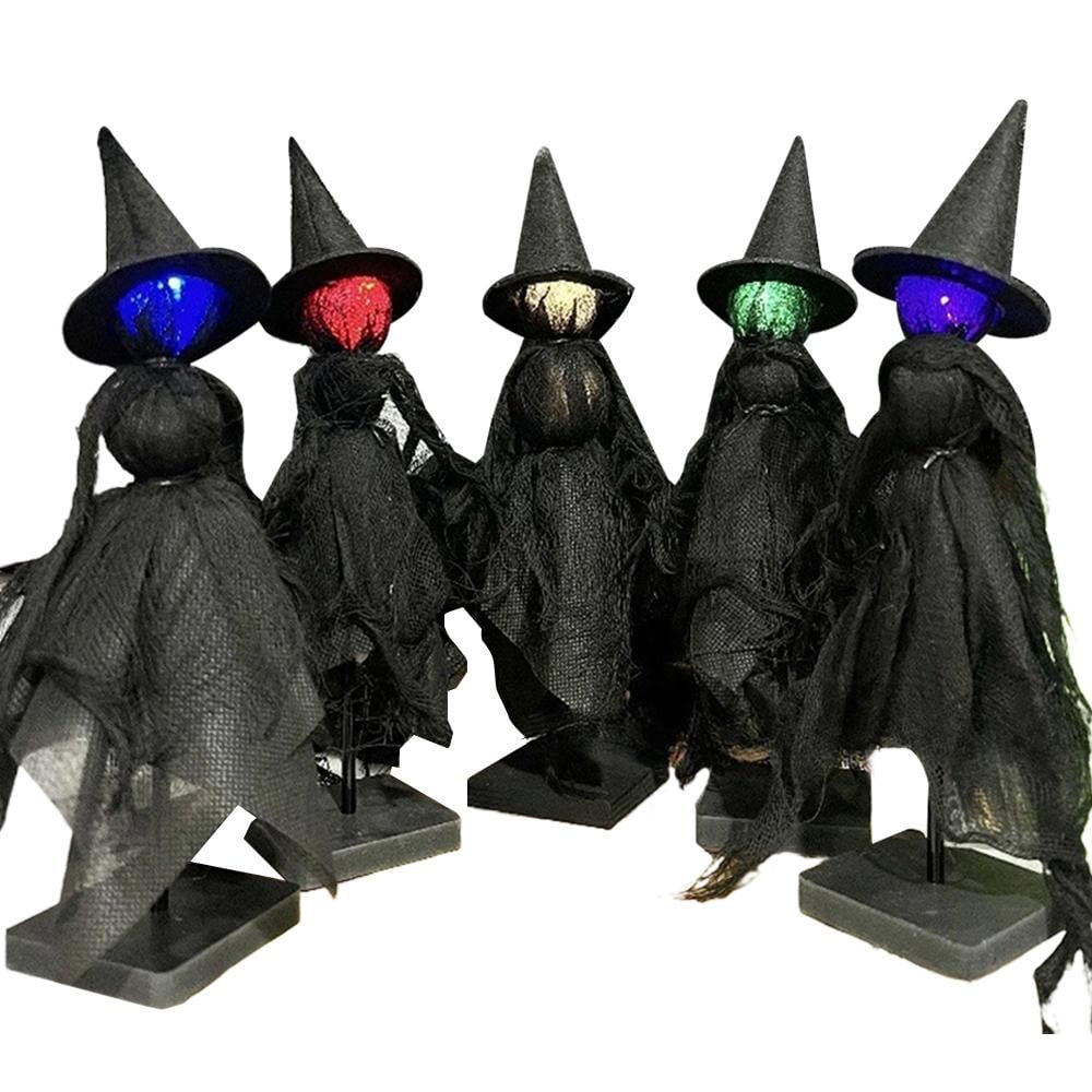 SharkTRUE Halloween LED Glow Witches Hand-holding Witch Halloween Props ...
