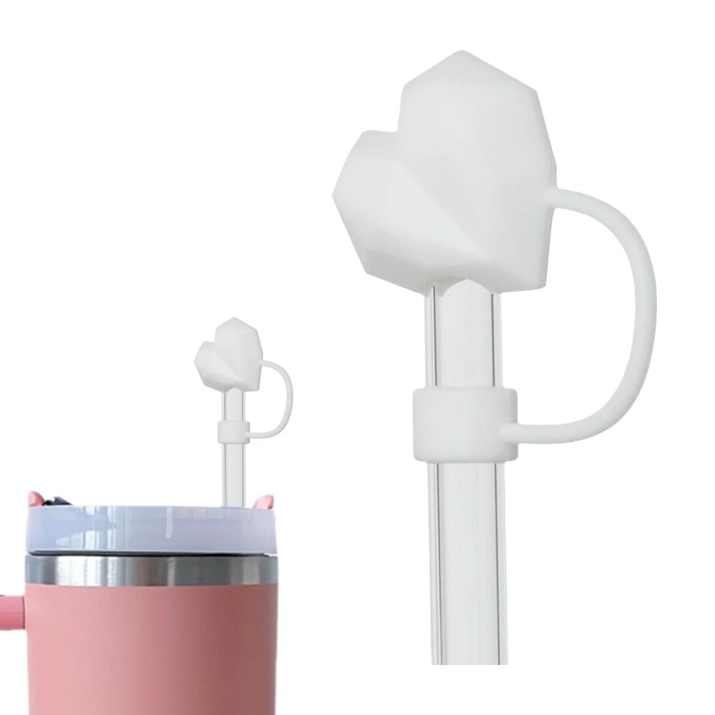SharkTRUE Heart Straw Covers for Cup, Valentines Day Straw Toppers ...