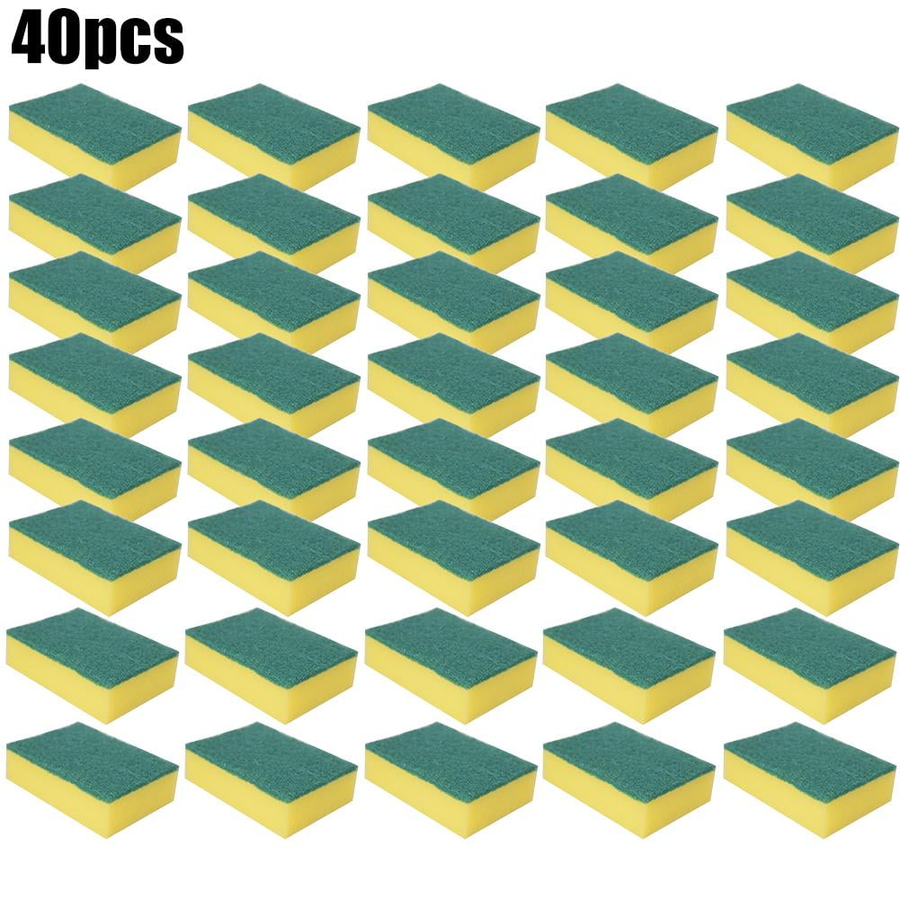 SharkTRUE Heavy Duty Scrub Sponges, Sponges for Dishes, Dual-Sided ...