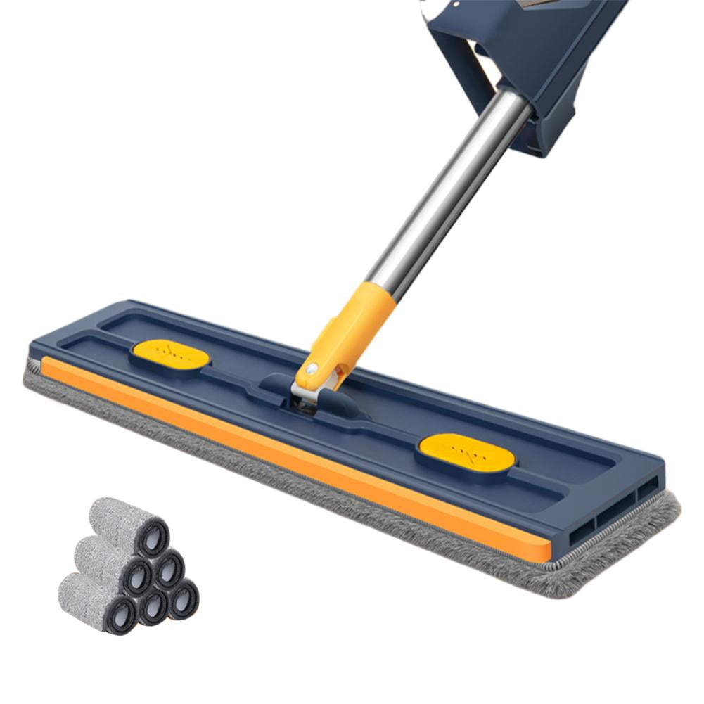 SharkTRUE Large Flat Mop 360 Rotating Microfiber Mop Convenient Storage ...