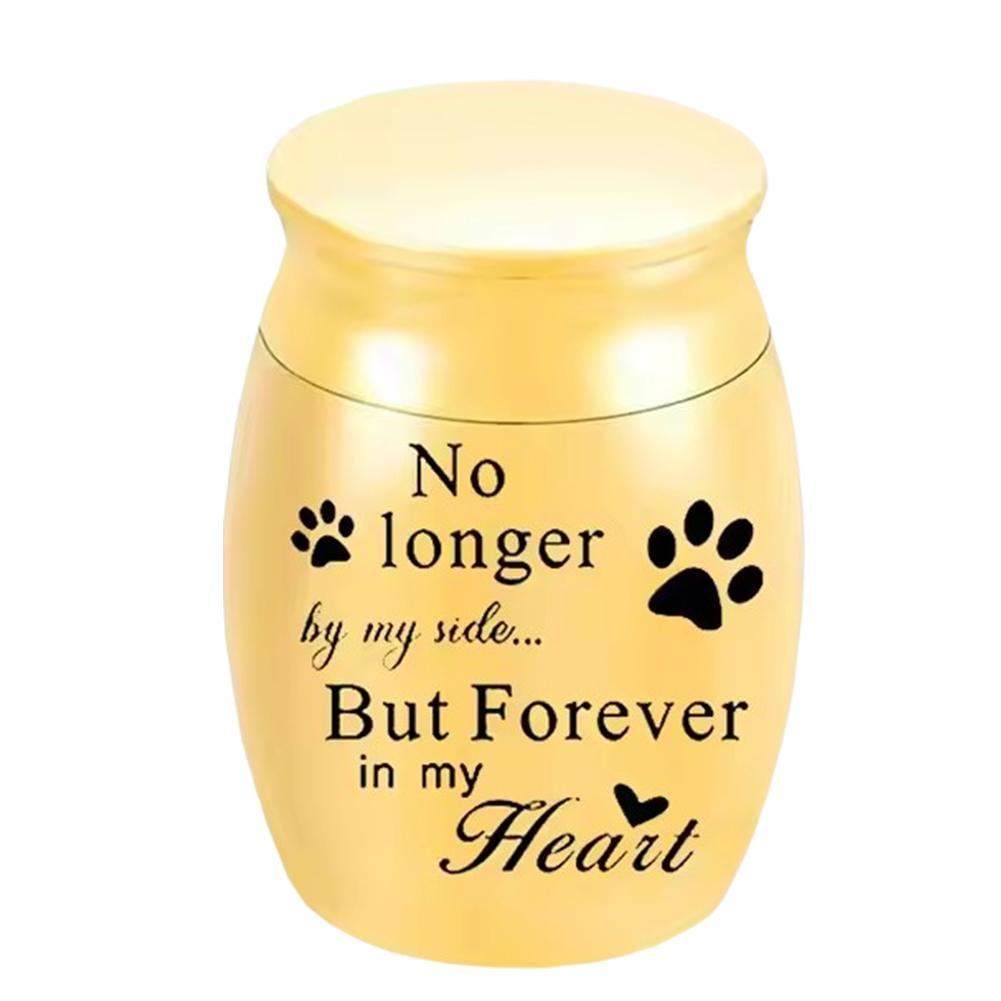 SharkTRUE Mini Pet Memorial Small Urns For Dog and Ashes, Stainless ...