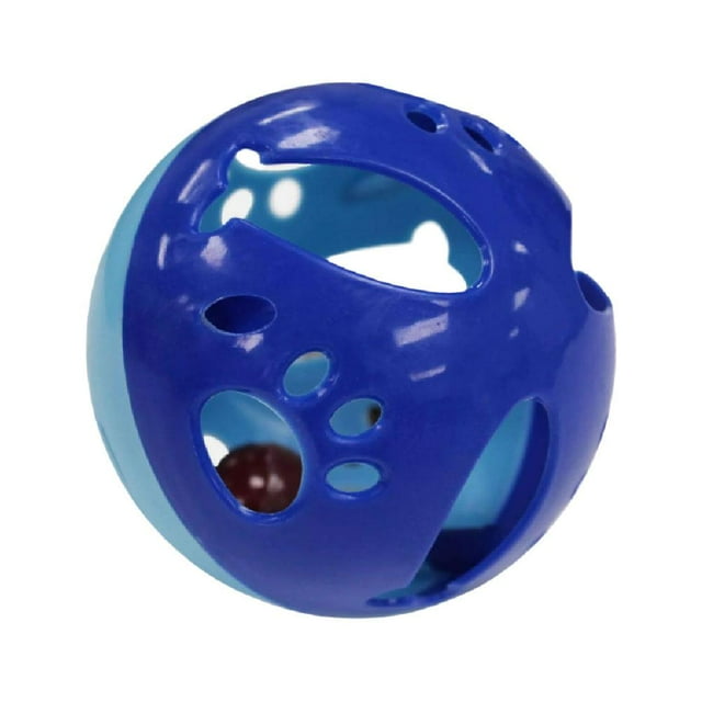 SharkTRUE Pets First Large Size Cat Ball with Bell Toy for Cats Kittens ...