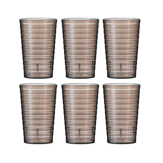 SharkTRUE Plastic Juice Cups Colorful Drinkware for Beverage Cocktail ...