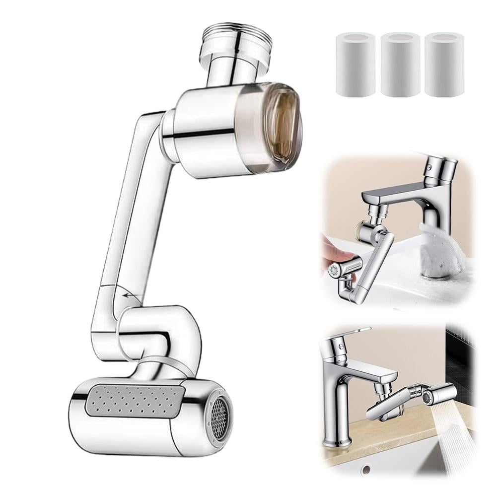 SharkTRUE Rotating Faucet Extender with Upward Facial Mist, Swivel Sink ...
