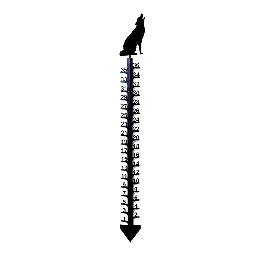 SharkTRUE Snow Gauge Outdoor, 2436 Inch Rain Gauge Outdoor Snowfall ...