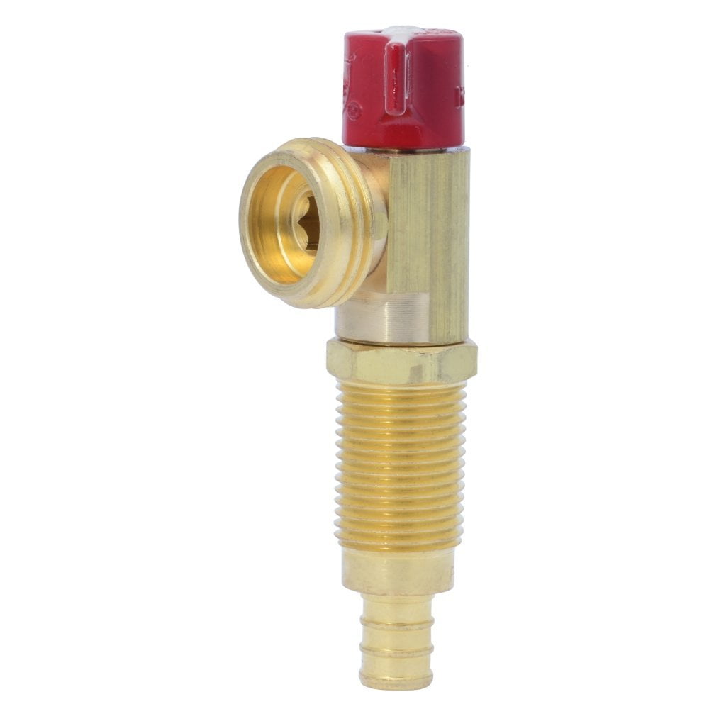 Sharkbite 24998A 1/2" Pex Barb Washing Machine Valve, Hot, Brass ...