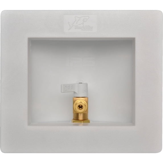 Sharkbite 25032A Ice Maker Outlet Box, 1/2 inch x 1/4 inch Compression ...