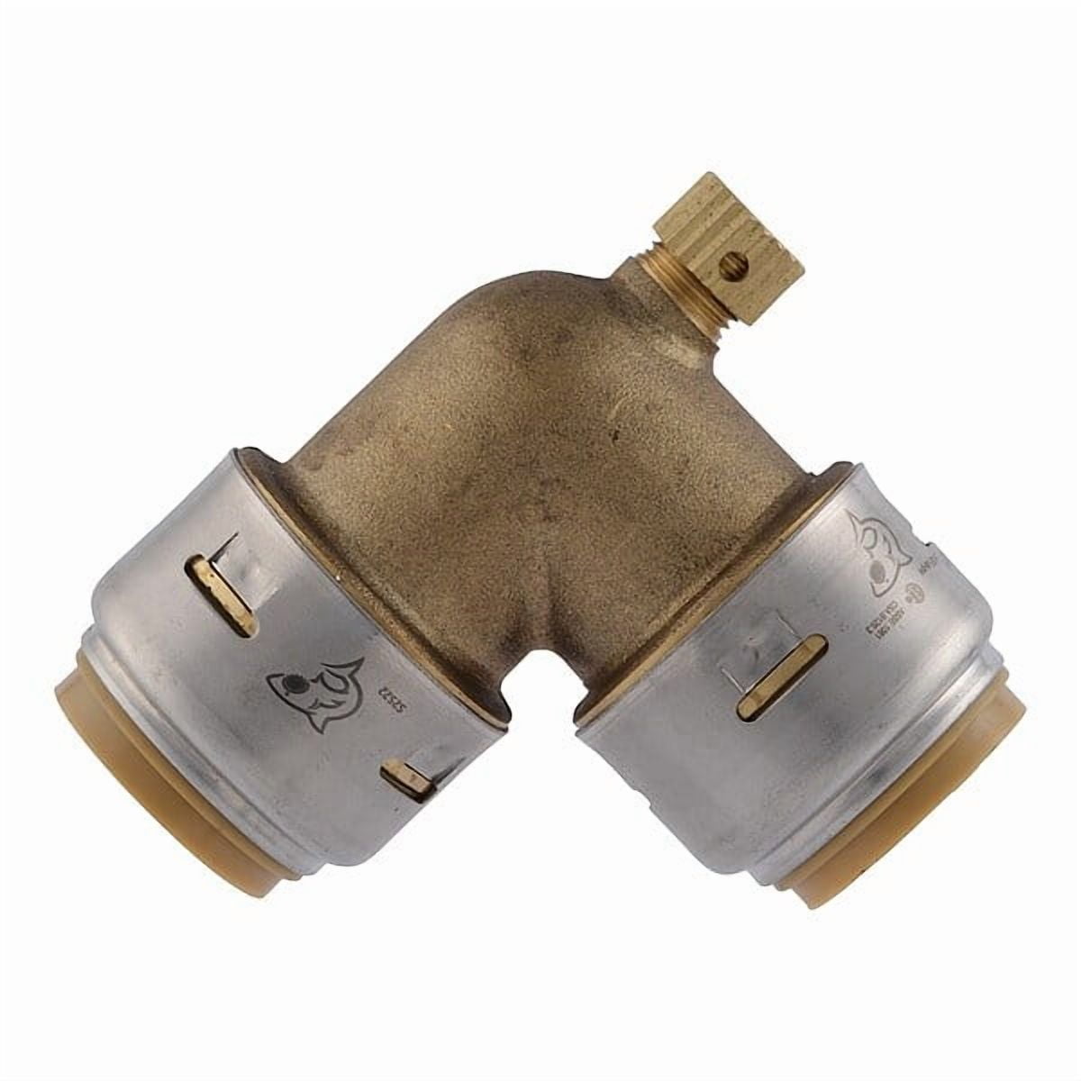 Sharkbite Max Elbow,Potable Water,Push-Fit,Brass UR5256 - Walmart.com