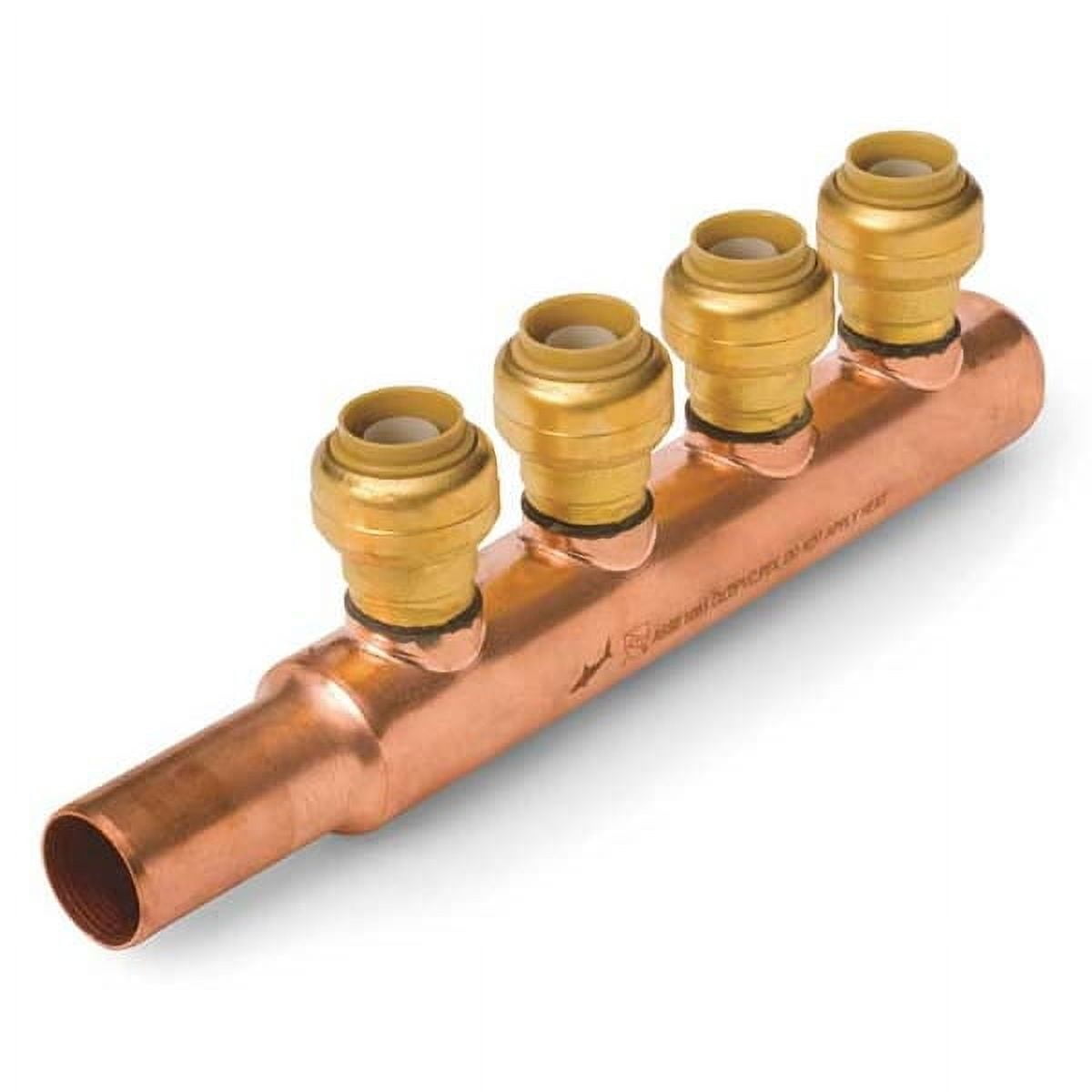 Sharkbite Push Fit Manifold,1 Inlet,4 Outlets 22998LF - Walmart.com