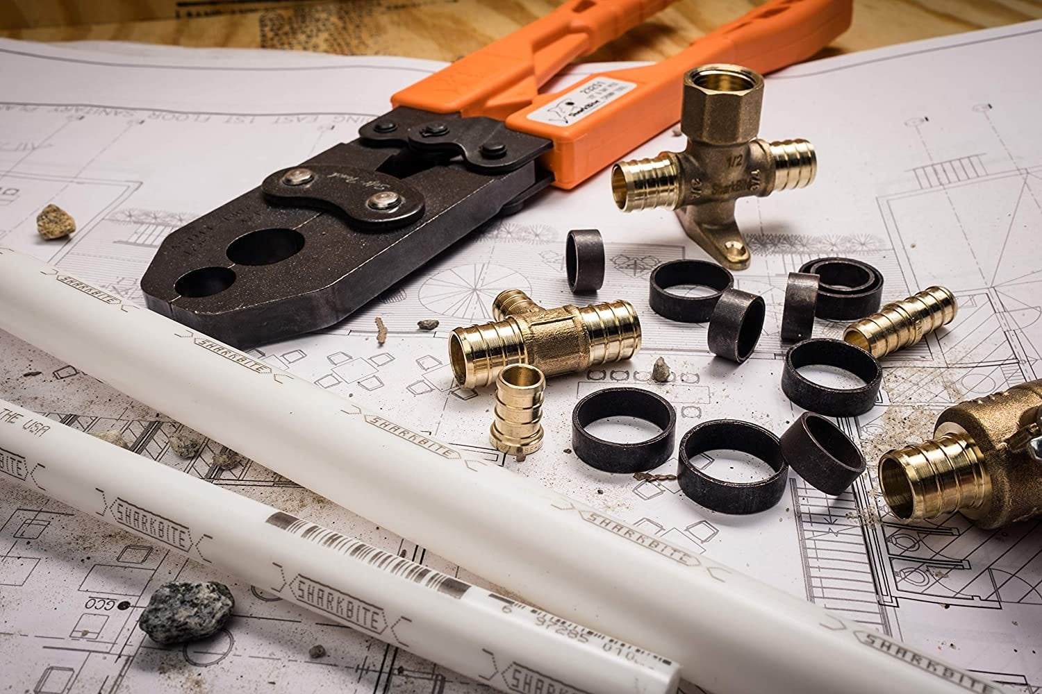 Sharkbite Uc514lfa5 Barb Pex Plug, 1/2" Pack of 5 - Walmart.com