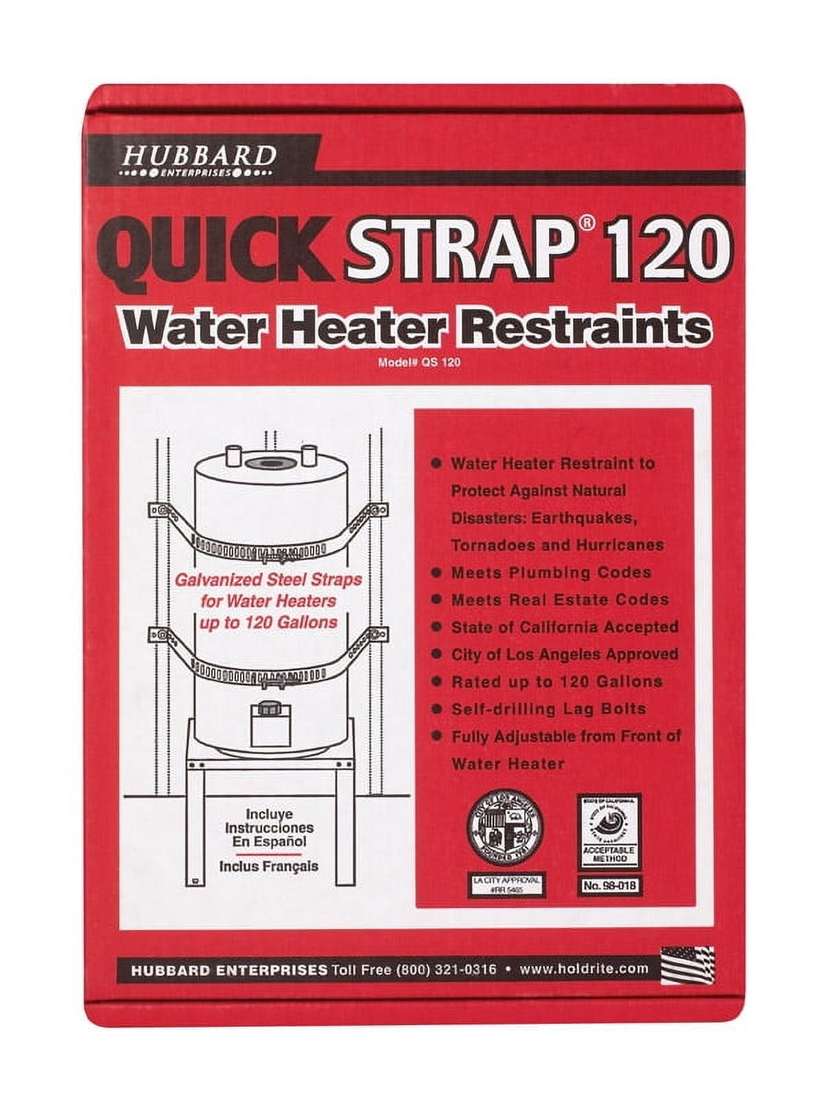 Quick Strap Water Heater Restraints - Walmart.com
