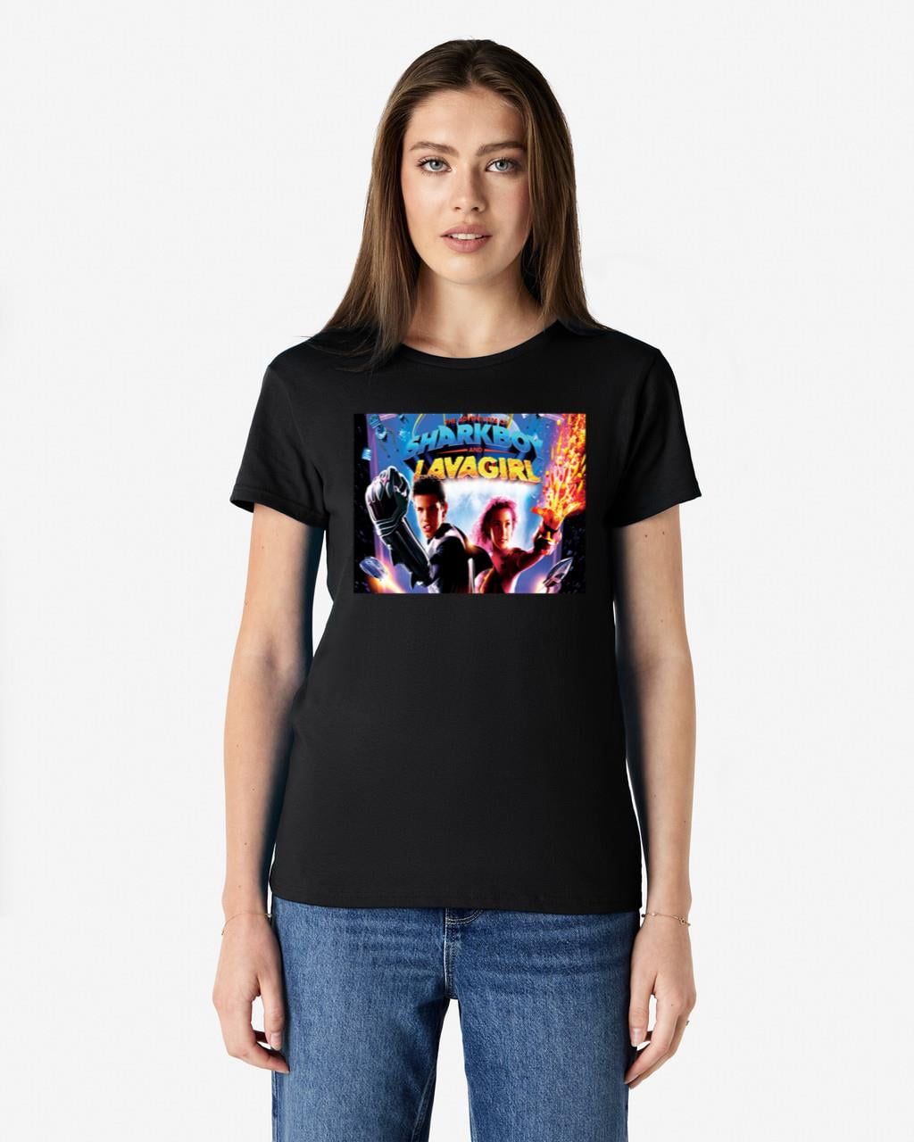 Sharkboy And Lavagirl Design Unisex tee, for men & women, up to size ...