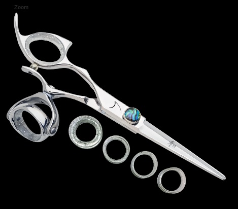 Sharkfin 5.5" Left Hand Monarch Line Super Swivel Stainless Scissor ...