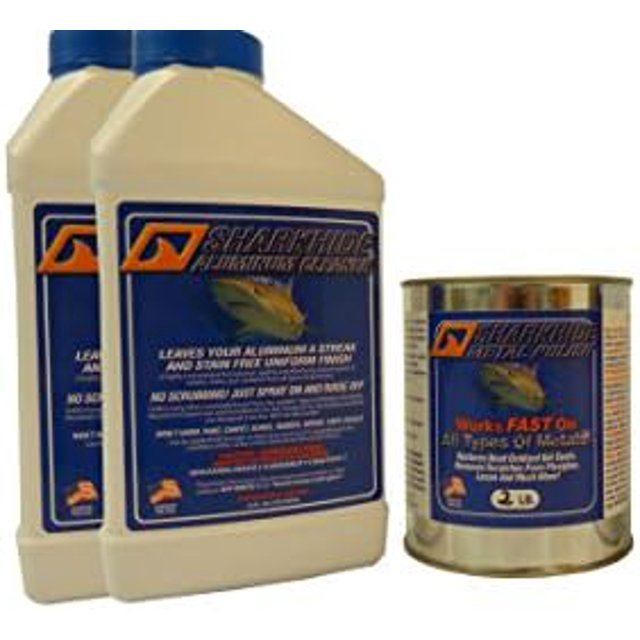 Sharkhide Aluminum Pontoon Boat Cleaner and Polish - Walmart.com