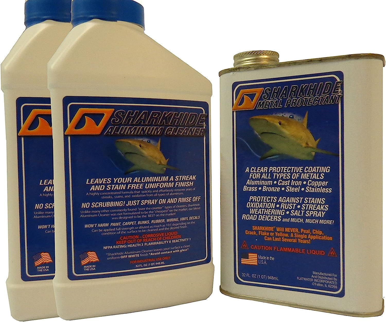 Sharkhide Aluminum Pontoon Boat Cleaner and Protectant - Walmart.com