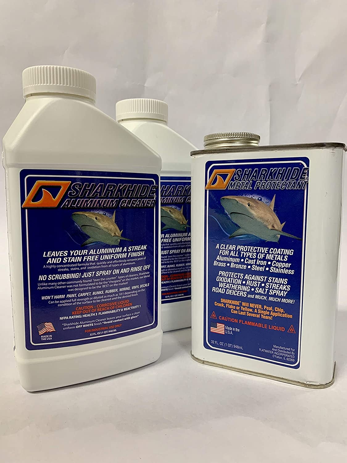 Sharkhide Aluminum Pontoon Boat Cleaner and Protectant - Walmart.com