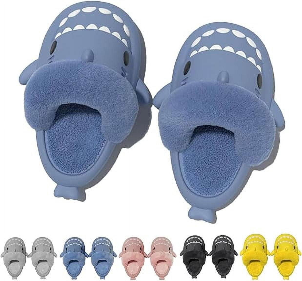 Sharklas Polares Winter Originales, Shark Slides Winter Warm Slippers ...
