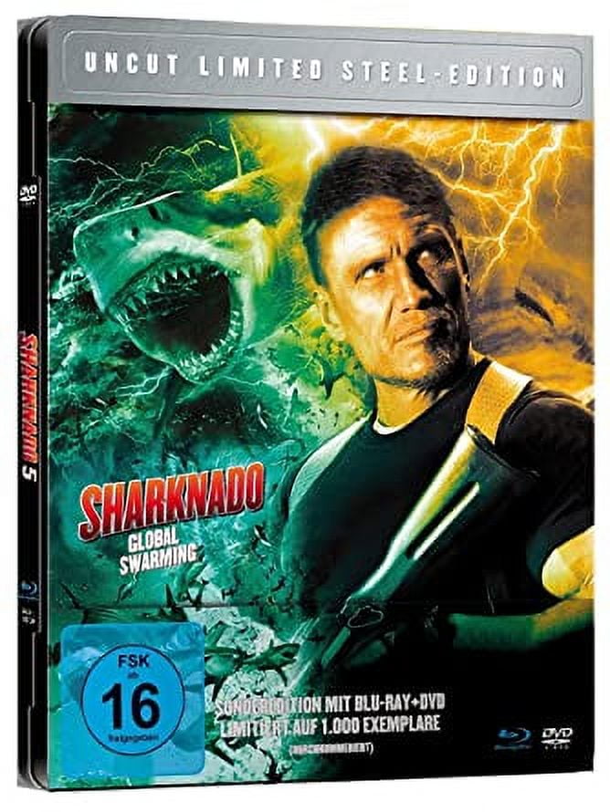 Sharknado 5: Global Swarming (Steelbook Edition) (Blu-Ray & DVD Combo ...