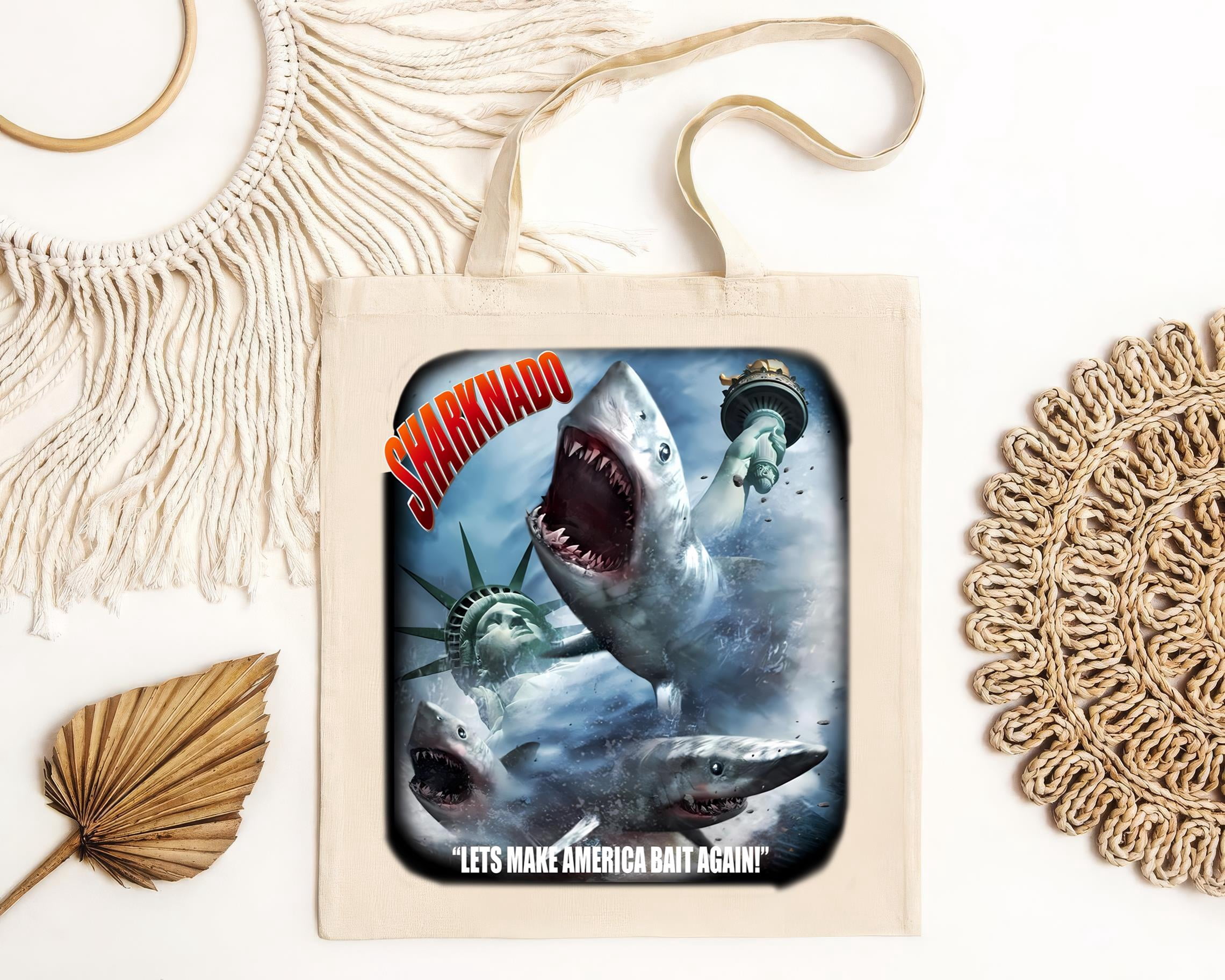 Sharknado - Tote Bag - s S - - Sci-Fi Comedy Disaster Movie Sharks ...