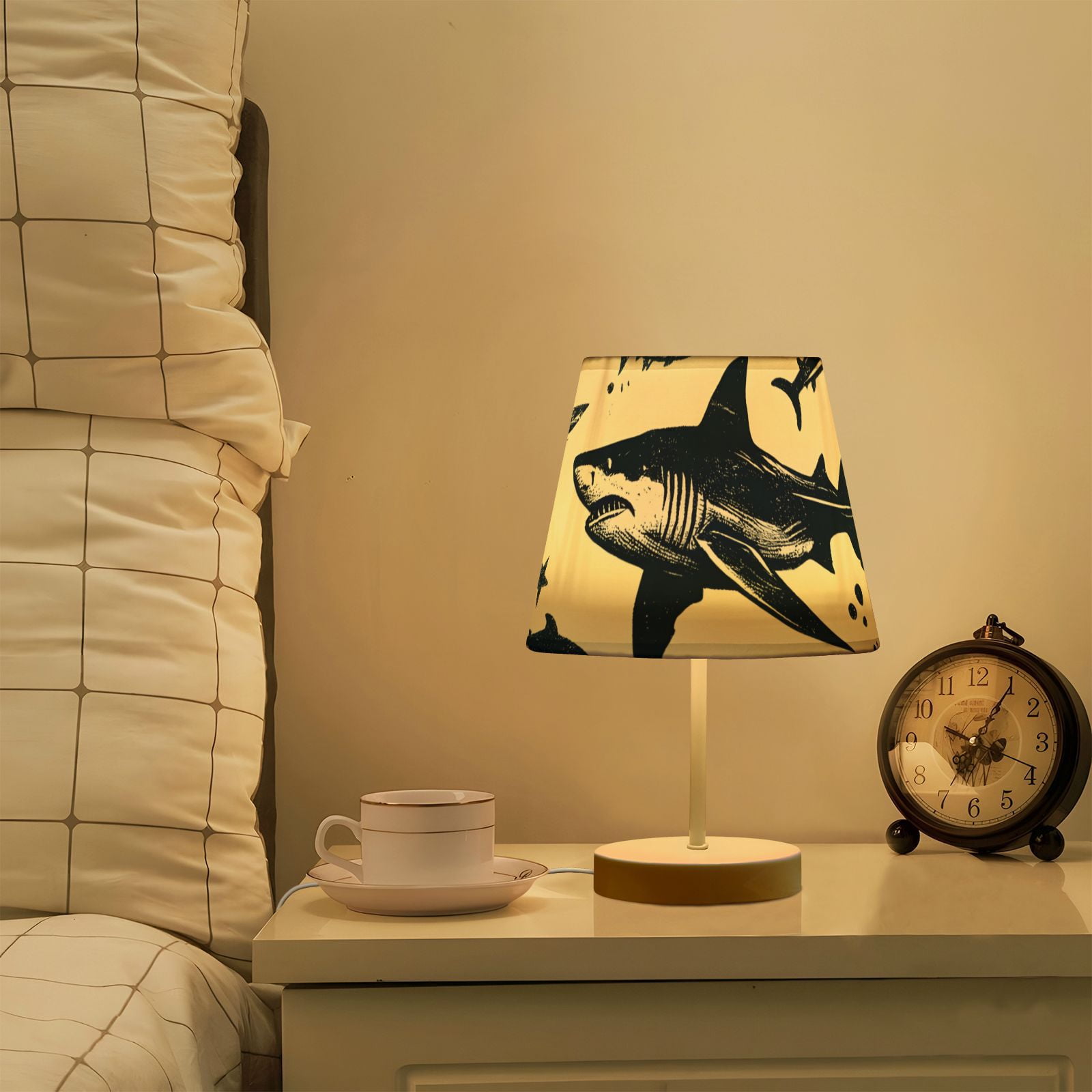 Sharks Anchors LED Desk Lamp Table Lamp USB Bedside Nightstand Small ...