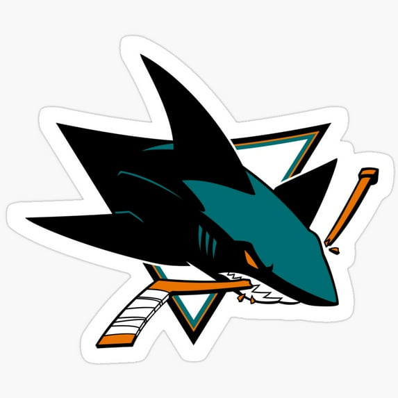 Sharks Logo Sticker Phone Decal Water Bottle Stickers Car Decals ...