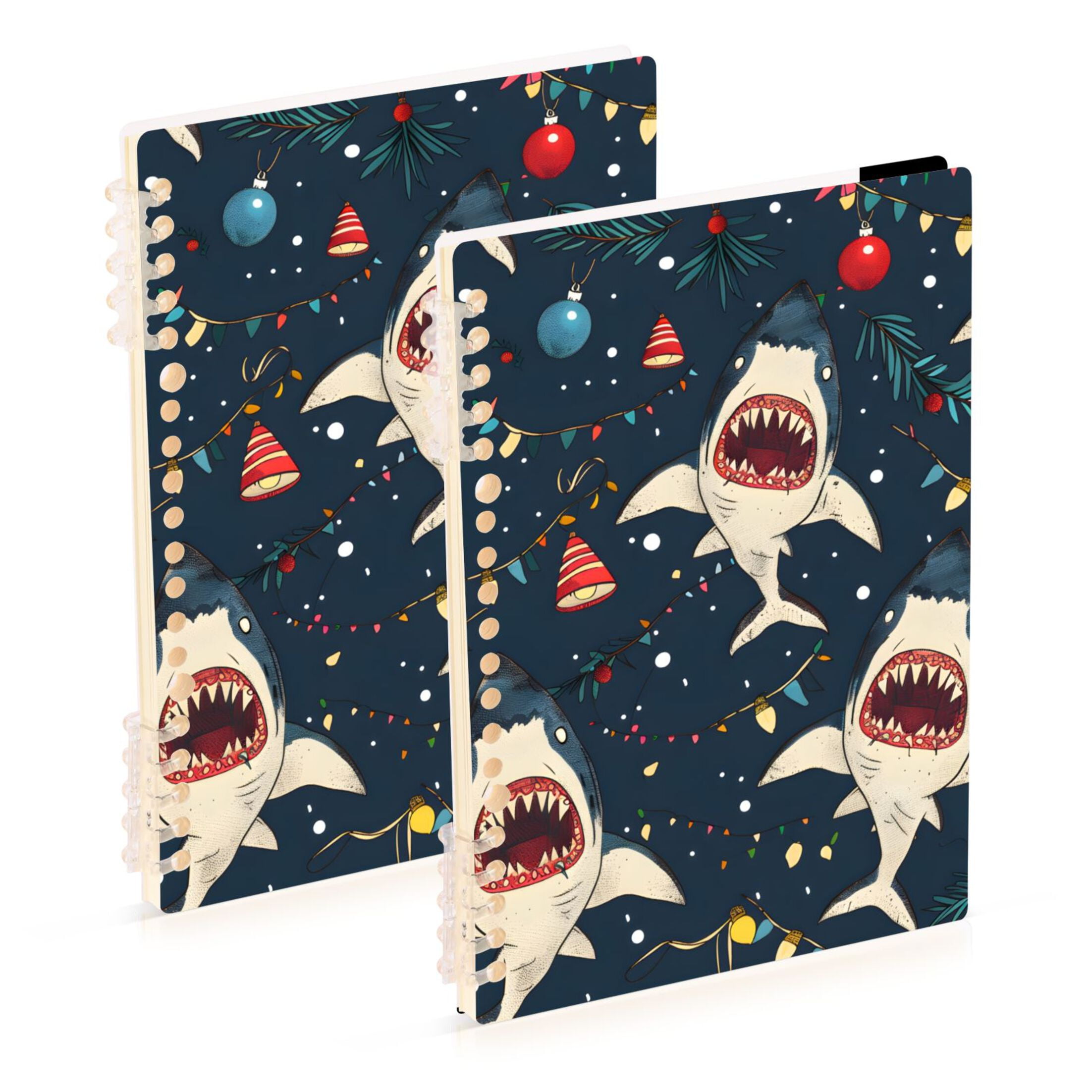 Sharks Ring Binder Notebook Journey Note Diary College Ruled Spiral ...