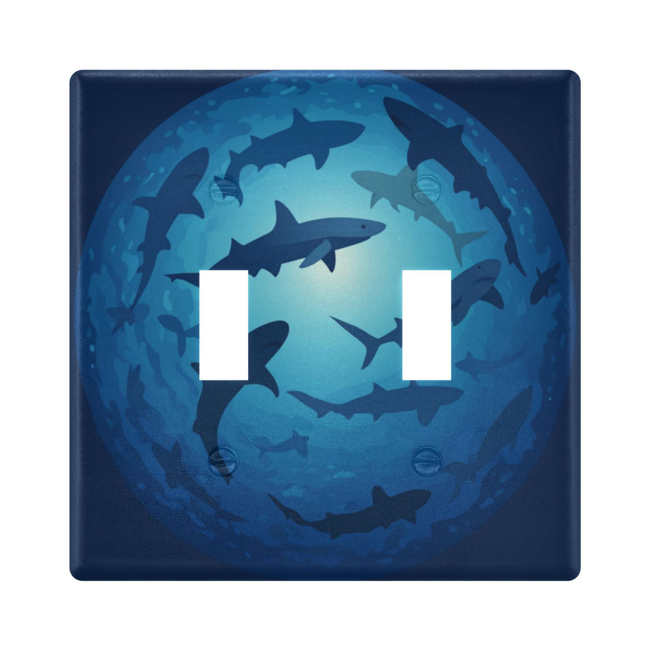 Sharks Silhouette Decorative Light Switch Plates Switch Cover ...