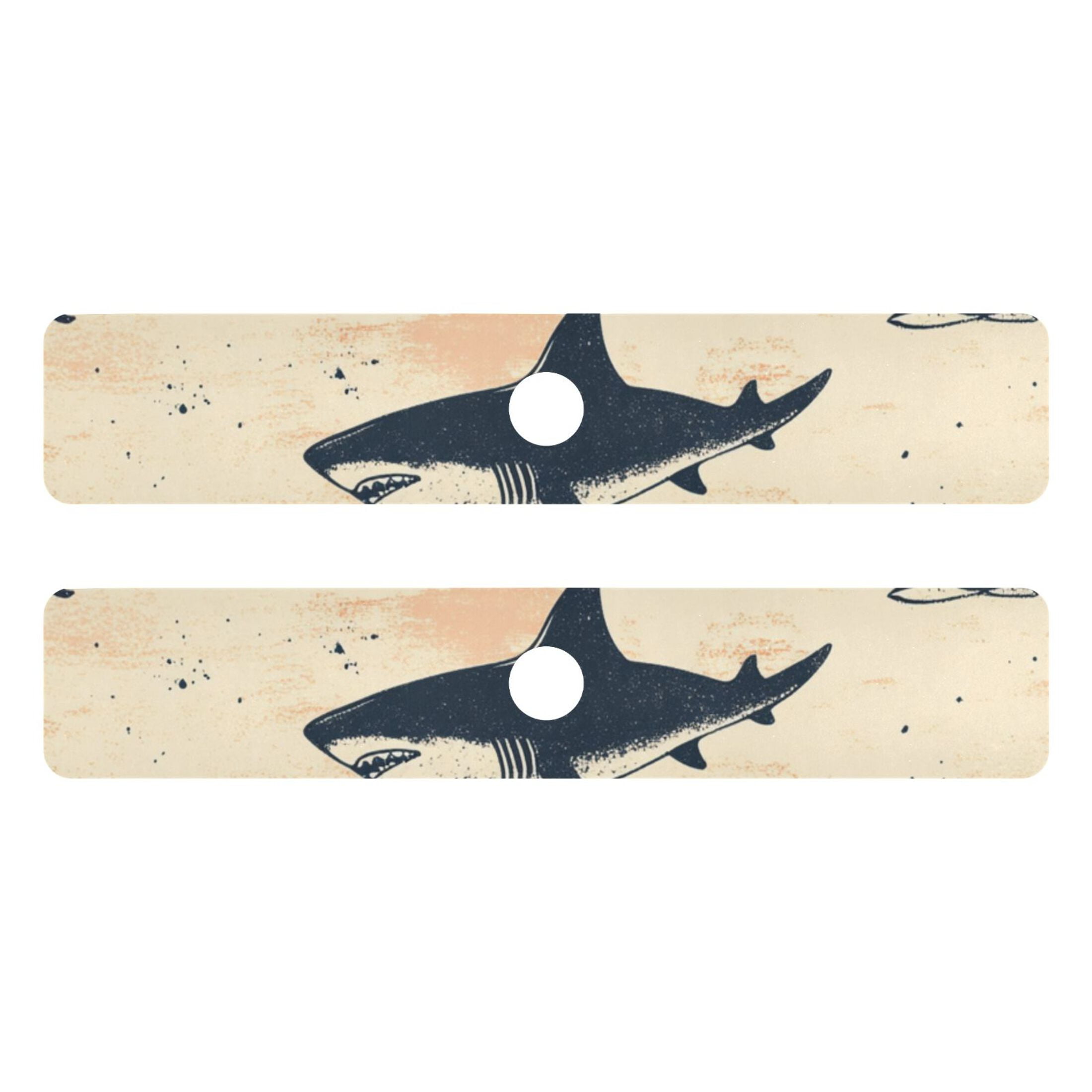 Sharks Swimming Around Kitchen Sink Splash Guard, Silicone Sink Faucet ...