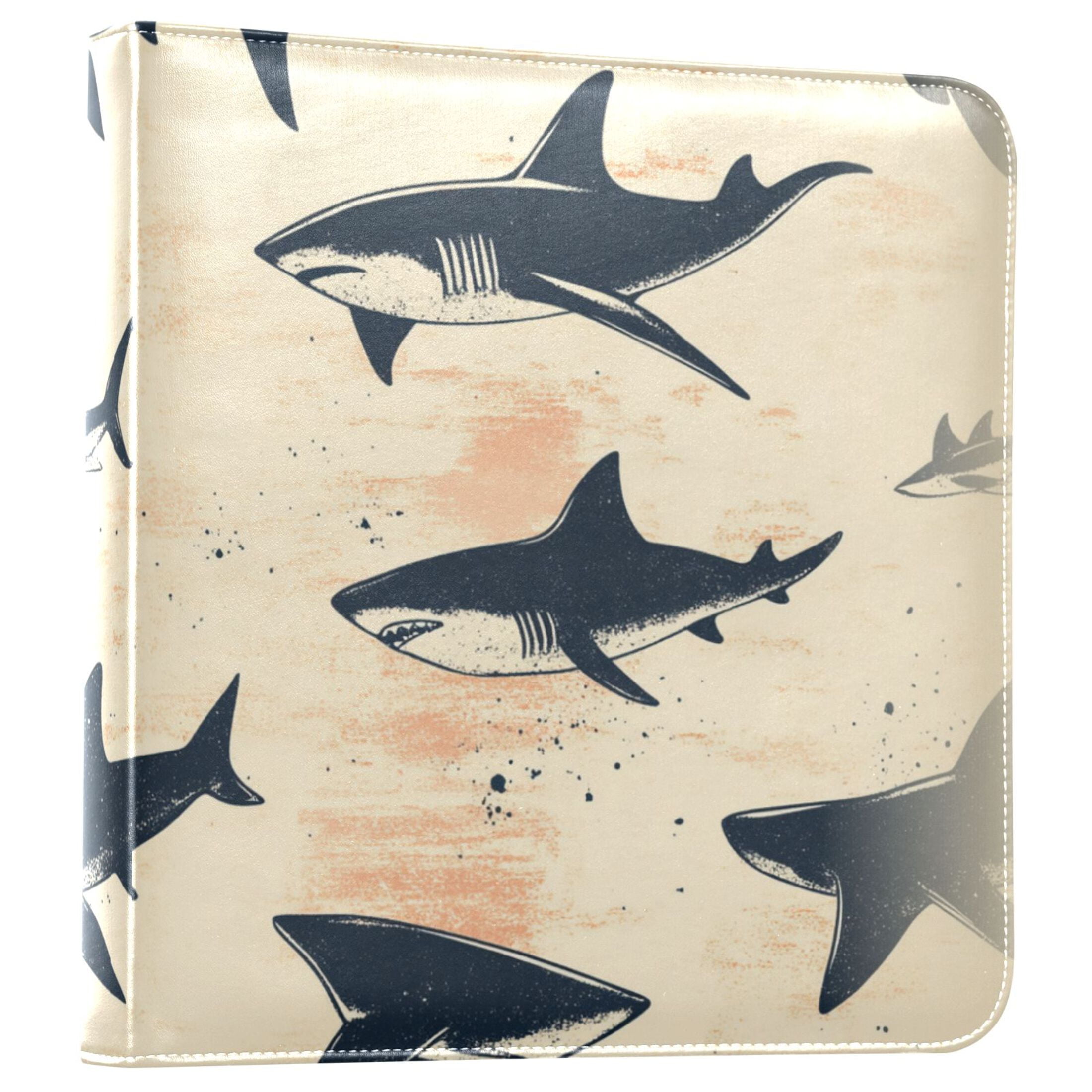 Sharks Swimming Around Large Photo Album Self Adhesive 20 Blank Pages ...