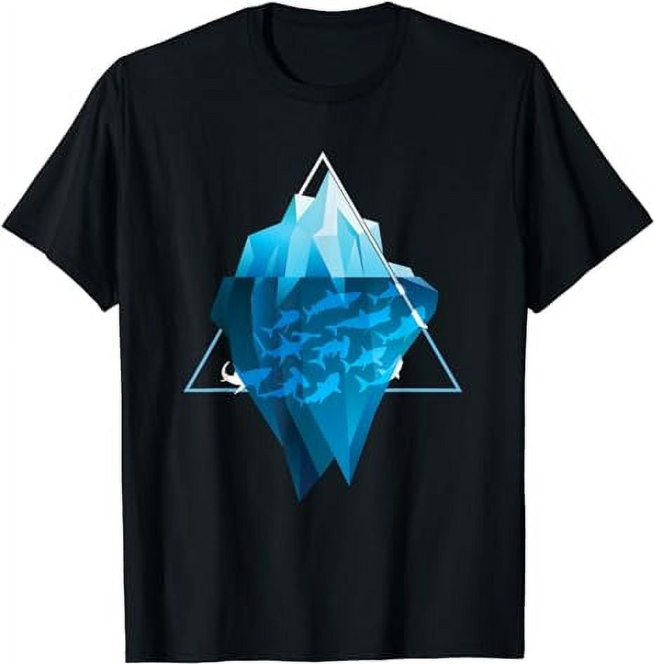 Sharks Types | Ocean Iceberg | Shark Lover T-Shirt - Walmart.com