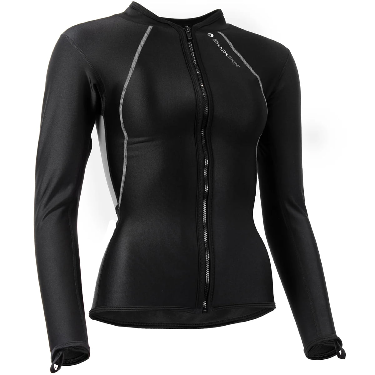 Sharkskin Chillproof Women's Front Zip Long Sleeve Top - Walmart.com