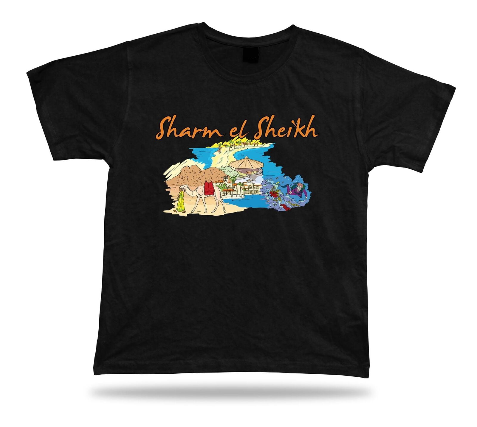 Sharm El Sheikh Ras Muhammad Jaz Fanara Resort tshirt Aqua Blue Water ...