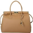 Sharo Elegant Italian Leather Tote and Shoulder Bag - Walmart.com