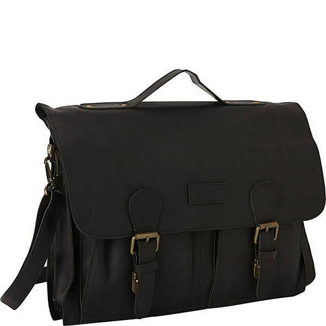 Sharo Soft Leather Laptop Messenger Bag and Brief - Walmart.com