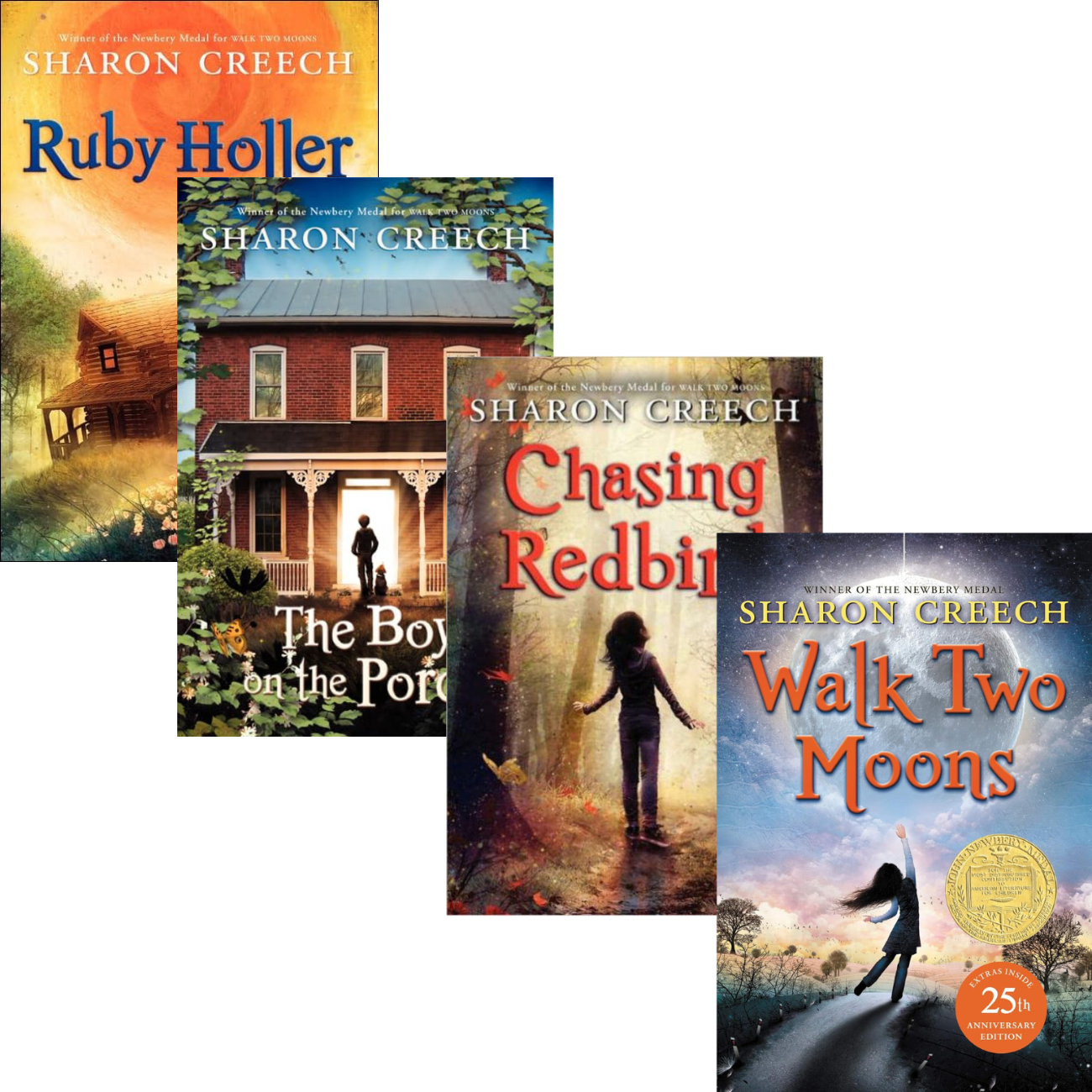 Sharon Creech Classic Set : Walk Two Moons; Ruby Holler; The Boy On The ...