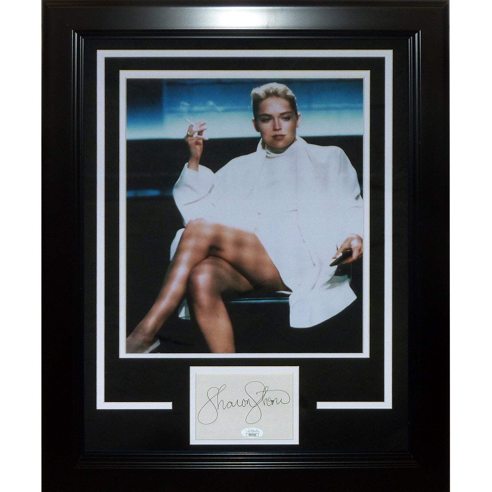 Sharon Stone Autographed “Basic Instinct” 11x14 Photo Deluxe Framed ...